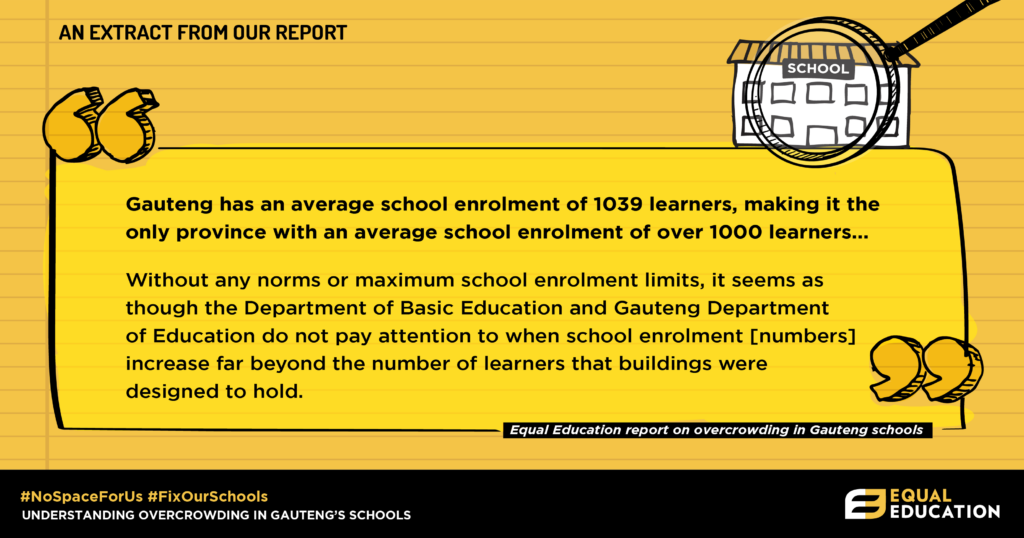Overcrowding - Equal Education